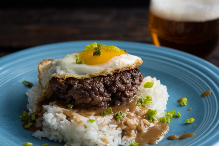 Loco Moco With Roasted Garlic Gravy – Nomageddon